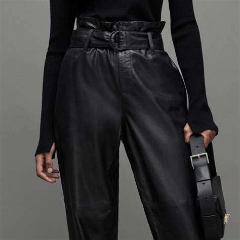 Blank Nyc Womens Black Trousers Depop