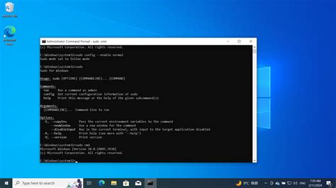 在 26052 以下的 Windows 版本中使用 Sudo 命令 Qgmzmys Blog