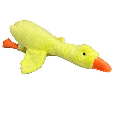 Мягкая игрушка MeriToys Гусь-обнимусь желтый 90 см (2050000318887 ...