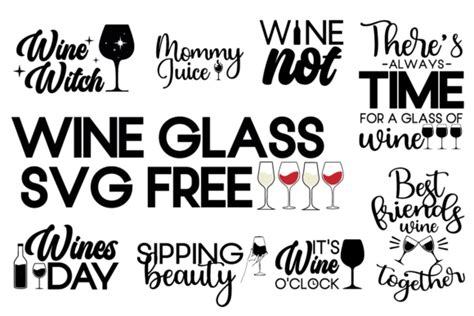 Wine Glass Svg Free Graphic By Free Graphic Bundles · Creative Fabrica
