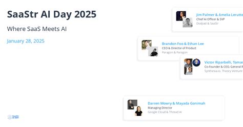 Schedule Saastr Ai Day 2025