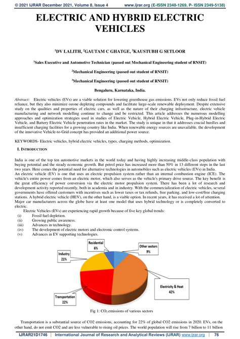 Pdf Electric And Hybrid Electric Vehicles