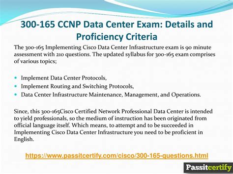 PPT 300 165 Cisco CCNP Data Center Exam Question Answer April 2018 Updated Exams PowerPoint