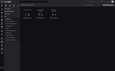 Oci Views Oci Monitoring Site24x7 Online Help