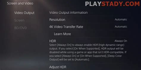 How To Enable And Configure K HDR And Hz On PS Guide