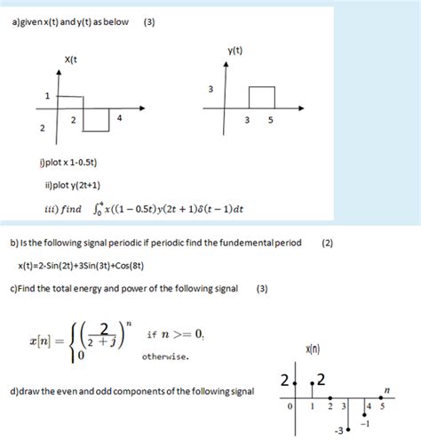 Solved A Givenx T And Y T As Below Y T X T Far N Chegg Com