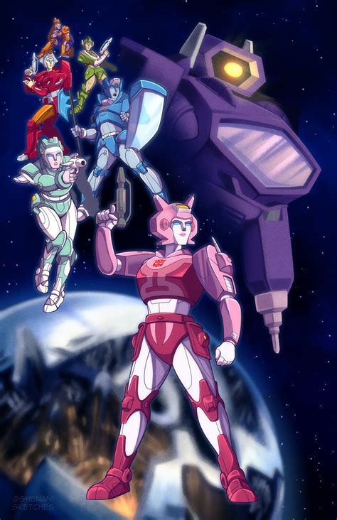 Shenani Chromia Elita One Firestar Transformers Moonracer
