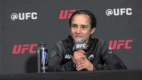 Yazmin Jauregui Reacts To Beating Estela Nunes Ufc Orlando Postfight Press Conference Youtube