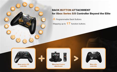 Semaiki Wireless Xbox Back Button Attachment For Series S X Controller Controller Paddles