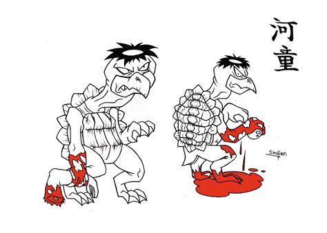 Yokai Turtle Kappa On Behance