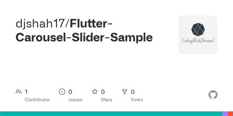 Github Djshah Flutter Carousel Slider Sample