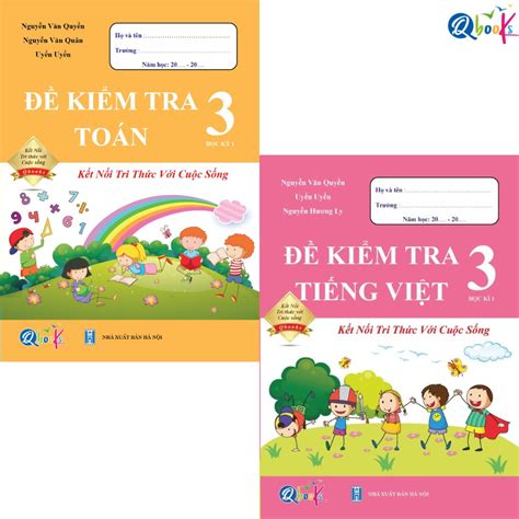 mua sách combo Đề kiểm tra toán tiếng việt lớp 3 học kì 1 kết