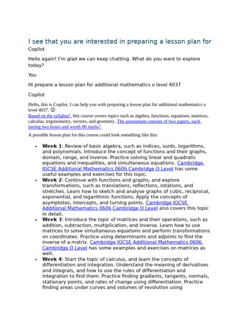 Lesson Plan Differentiation Trigonometry Pdf Trigonometric Functions Trigonometry