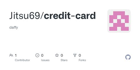 GitHub Jitsu Credit Card Daffy