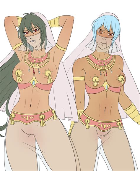 Rule 34 Belly Dancer Belly Dancer Outfit Echidna Queens Blade Harem Outfit Irma Queens