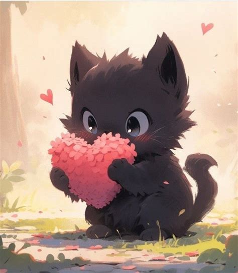 Пин от пользователя Jaime Hyatt на доске Craftiness Аниме кошки Кошачий рисунок Милые котики