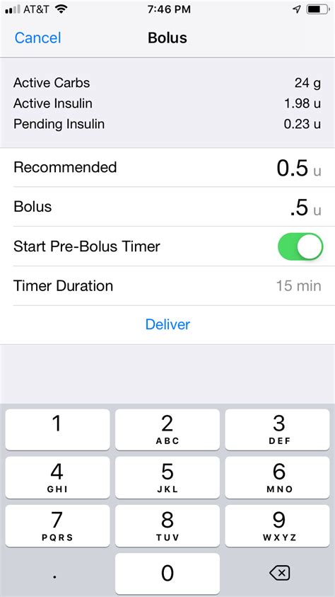 Feature Request Pre Bolus Alarm Issue LoopKit Loop GitHub