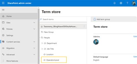 sharepoint managed metadata services rest api