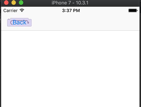 Swift How To Remove Title From UIBarButtonItem Appearance On IOS 10