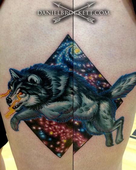 Space Wolf Tattoos This Tattoo Artists Wolf And Deer Inking Is So Bad