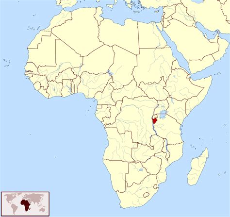 Burundi Location Map Map Of Burundi Location Maps Of