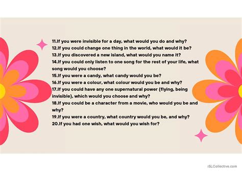 Imaginary Scenarios Second Conditio English Esl Powerpoints