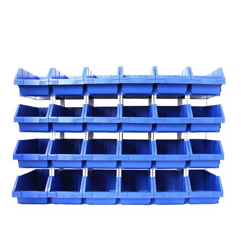Pk008 Plastic Stackable Tool Box Bins For Spare Parts Plastic Storage Box And Plastic Tool Box