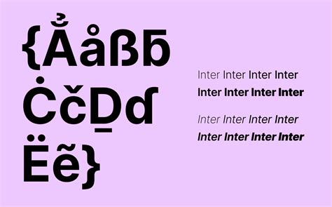 Inter Typeface House Of Van Schneider