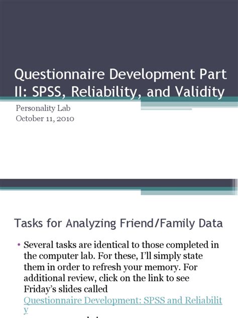 spss for questionnaire assignment part ii 1 pdf microsoft excel