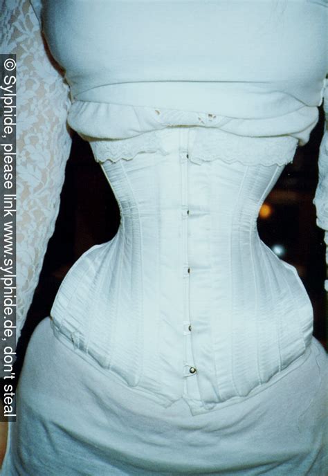Altered Satin Corset From Vollers Tight Laced To 19 Inch Sylphide Tight Corsets Figure