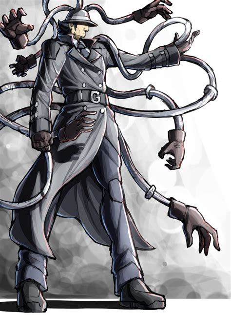 Hado Zzzhadozzz Gadget Inspector Gadget Black Footwear Absurdres Commentary English