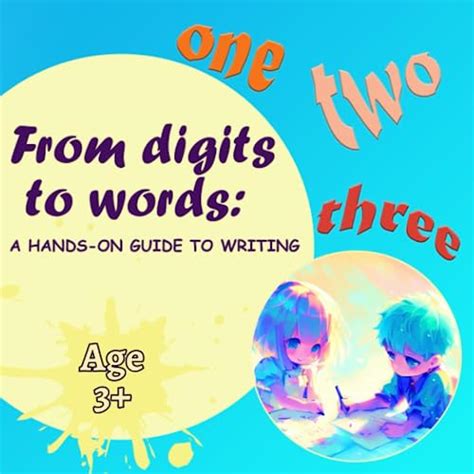 from digits to words a hands on guide to writing tracing numbers book