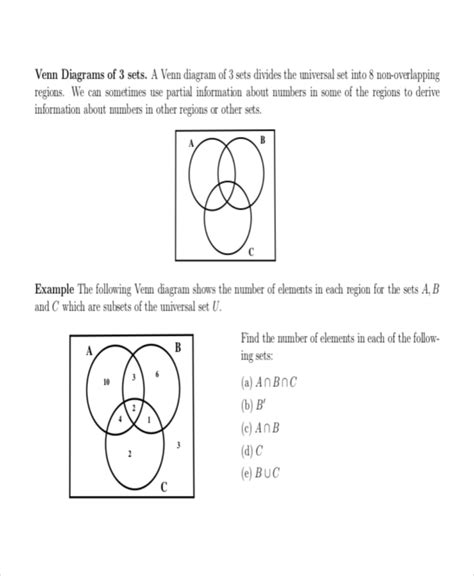Proper Subset Venn Diagram Example Solved Consider The Venn