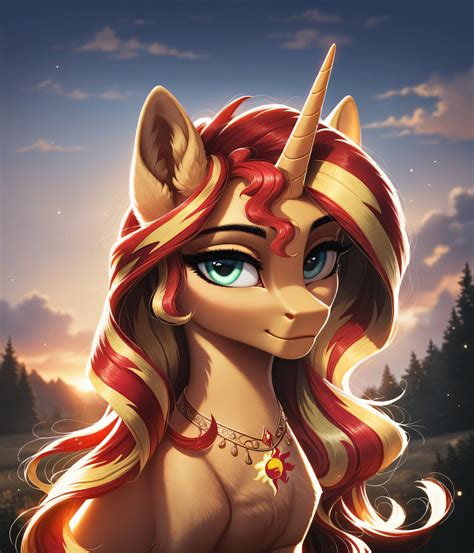 Sunset Shimmer Сансет Шиммер Sunset Shimmer Mlp Neuroart Mlp