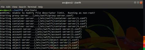 OpenStack Swift Cluster