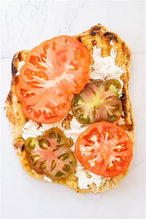 Grilled Heirloom Tomato Pizza This Savory Vegan