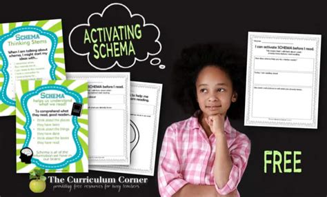 Activating Schema The Curriculum Corner