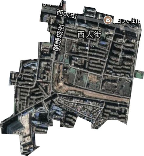 西大街街道高清卫星地图