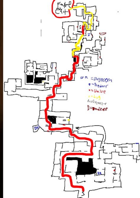 Escape The Backrooms The Bug Map R Backrooms