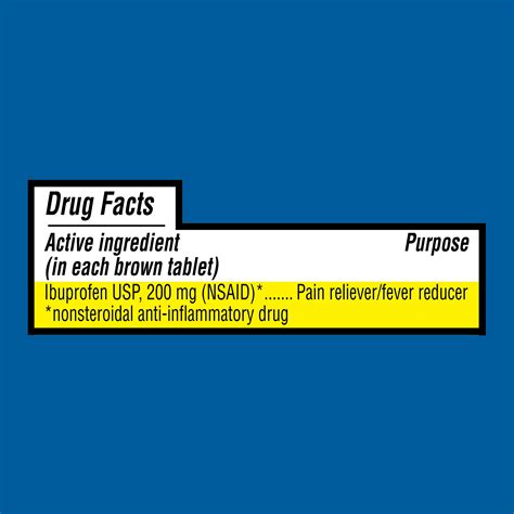 Ibuprofen Label