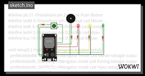 2D 22 Tegar Simulasi 4 Wokwi ESP32 STM32 Arduino Simulator