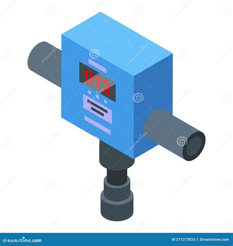 Home Gas Detector Icon Isometric Vector Meter Instrument Stock Vector Illustration Of Danger
