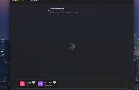 File Upload Error Cannot Upload Files Been Like This For The Past 3 Hours Bugs Openai