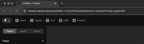 How Can I Get The Project Link — Framer Help