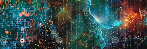 A Colorful And Dynamic Abstract Visualization Representing Big Data