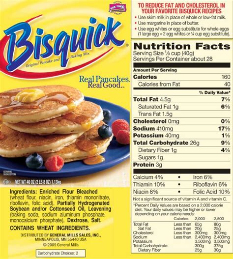 Bisquick Ingredients List Bisquick