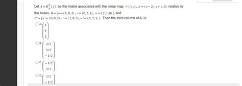 [solved] let a m {b} {b} f be the matrix
