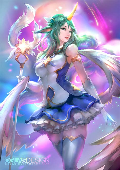 Soraka And Star Guardian Soraka League Of Legends Drawn By Cglas