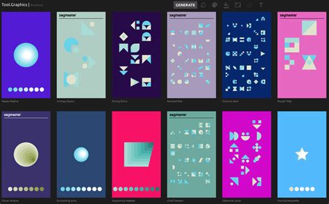 바우하우스 스타일의 패턴 디자인 생성 bauhaus art generator 요즘it
