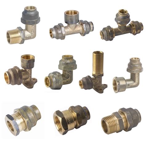 Brass Flare Compression Pipe Fittings Watermark Approved